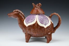 Horse Teapot with Cup Lid