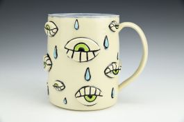 Green/Blue Eyeball Mug
